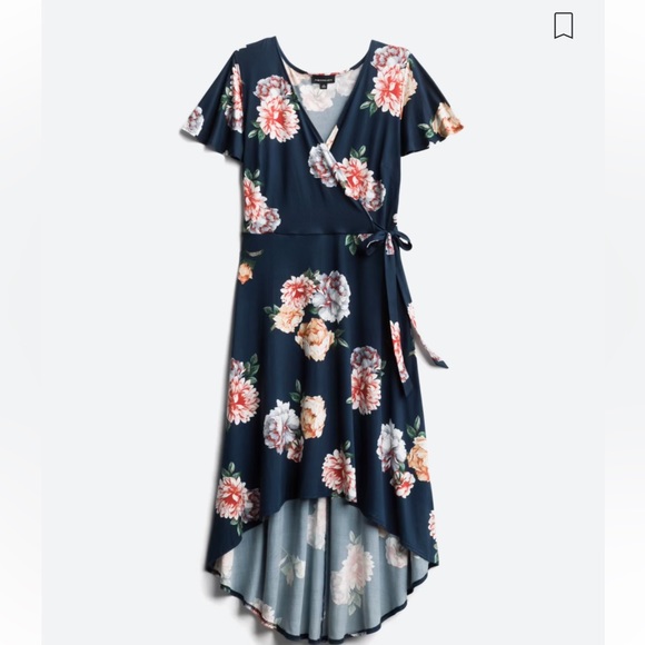 Fortune + Ivy | Dresses | Fortune Ivyirene Faux Wrap Brushed Knit Maxi ...